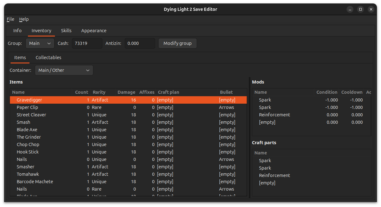 Dying Light 2 Save Editor