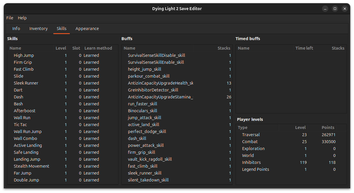 Dying Light 2 Save Editor